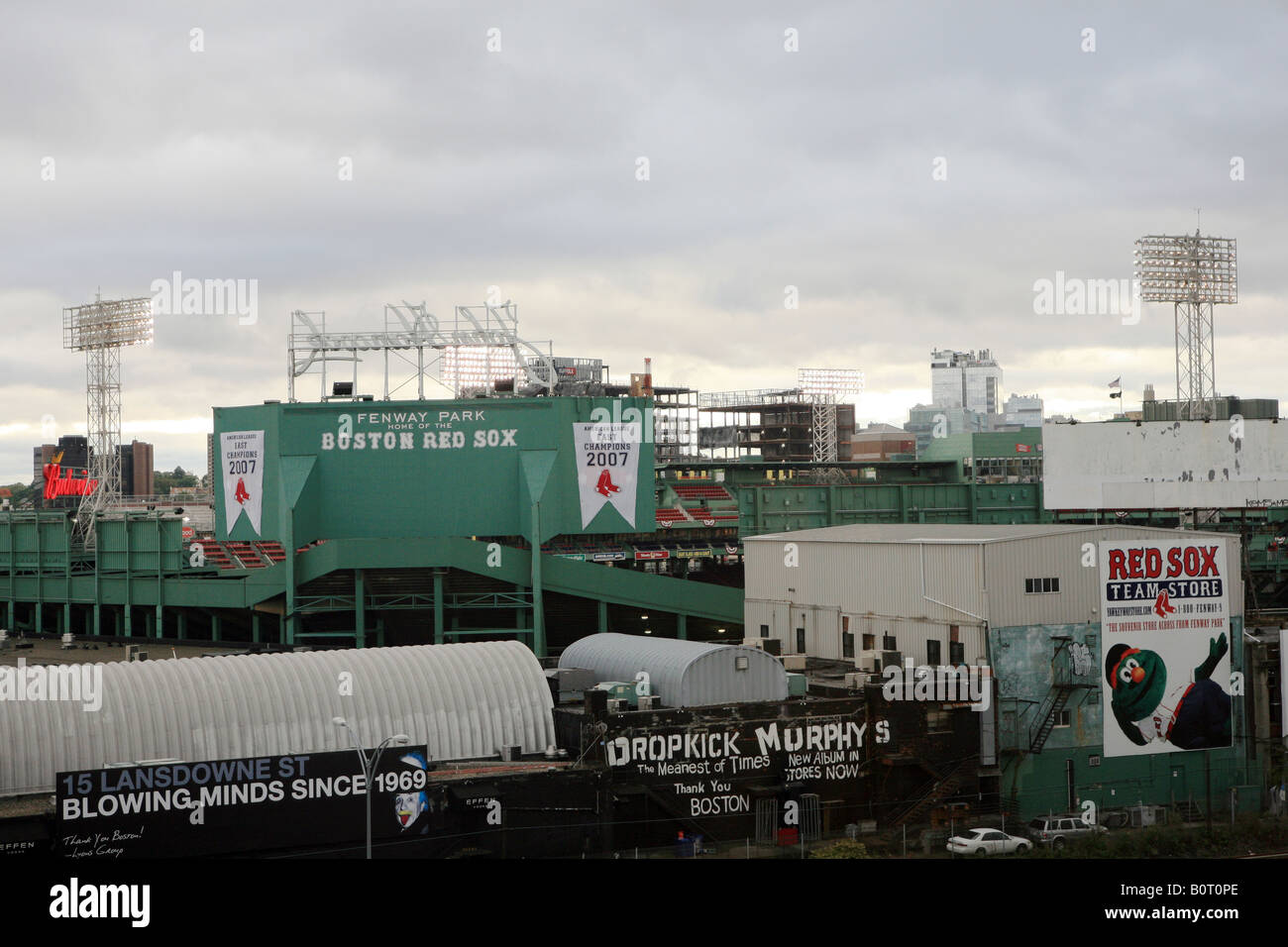 Fenway Park, Home of the Boston Red Sox Baseball Team, USA Stock Photo ...