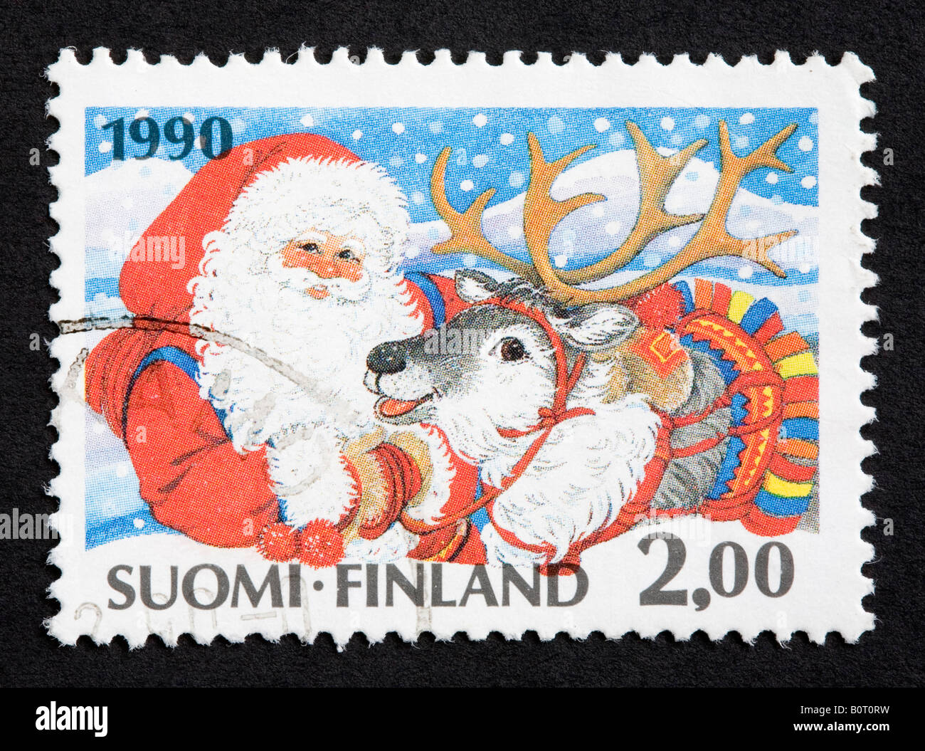 Santa claus stamp hi-res stock photography and images - Alamy