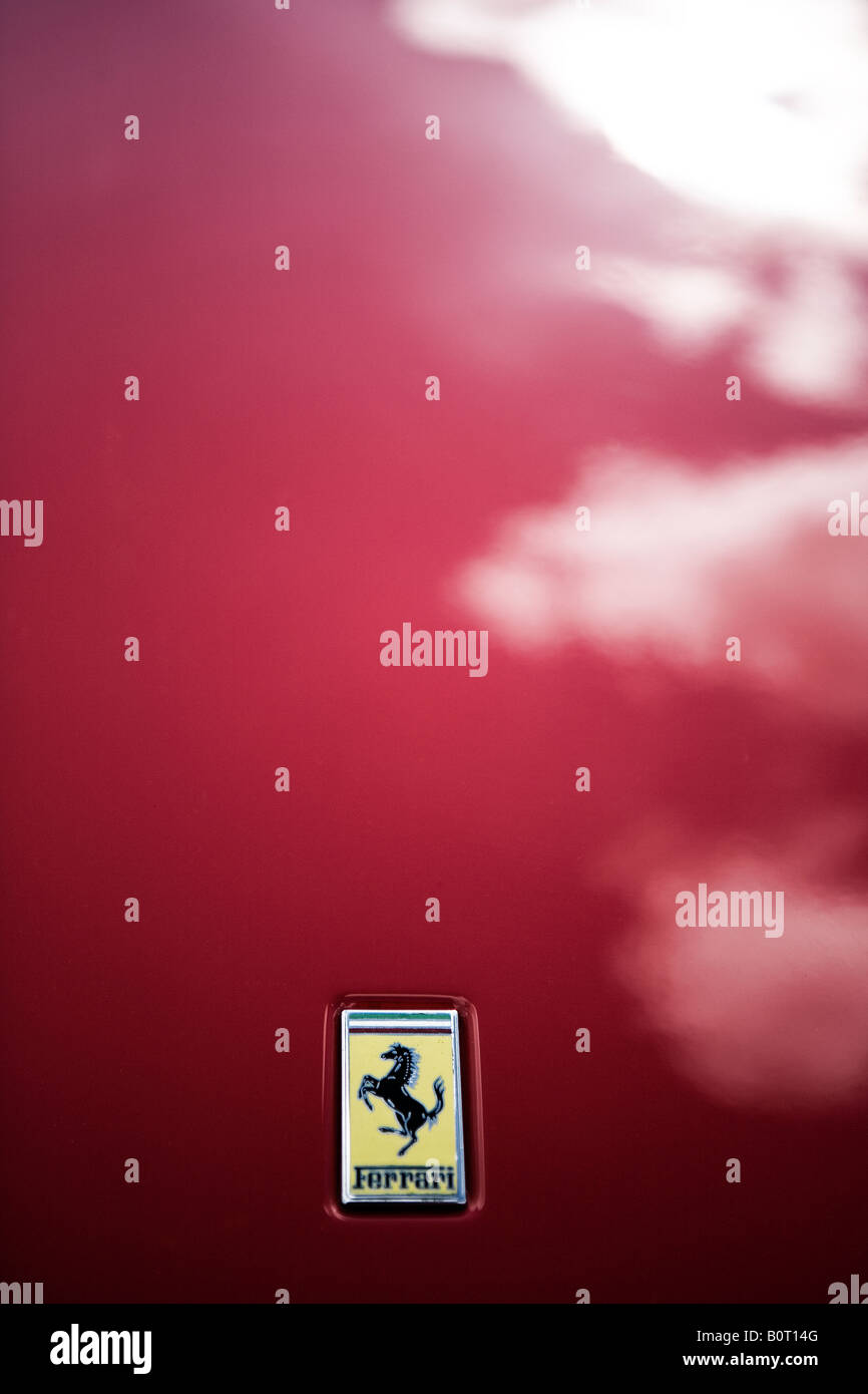 Bonnet of ferrari hi-res stock photography and images - Alamy