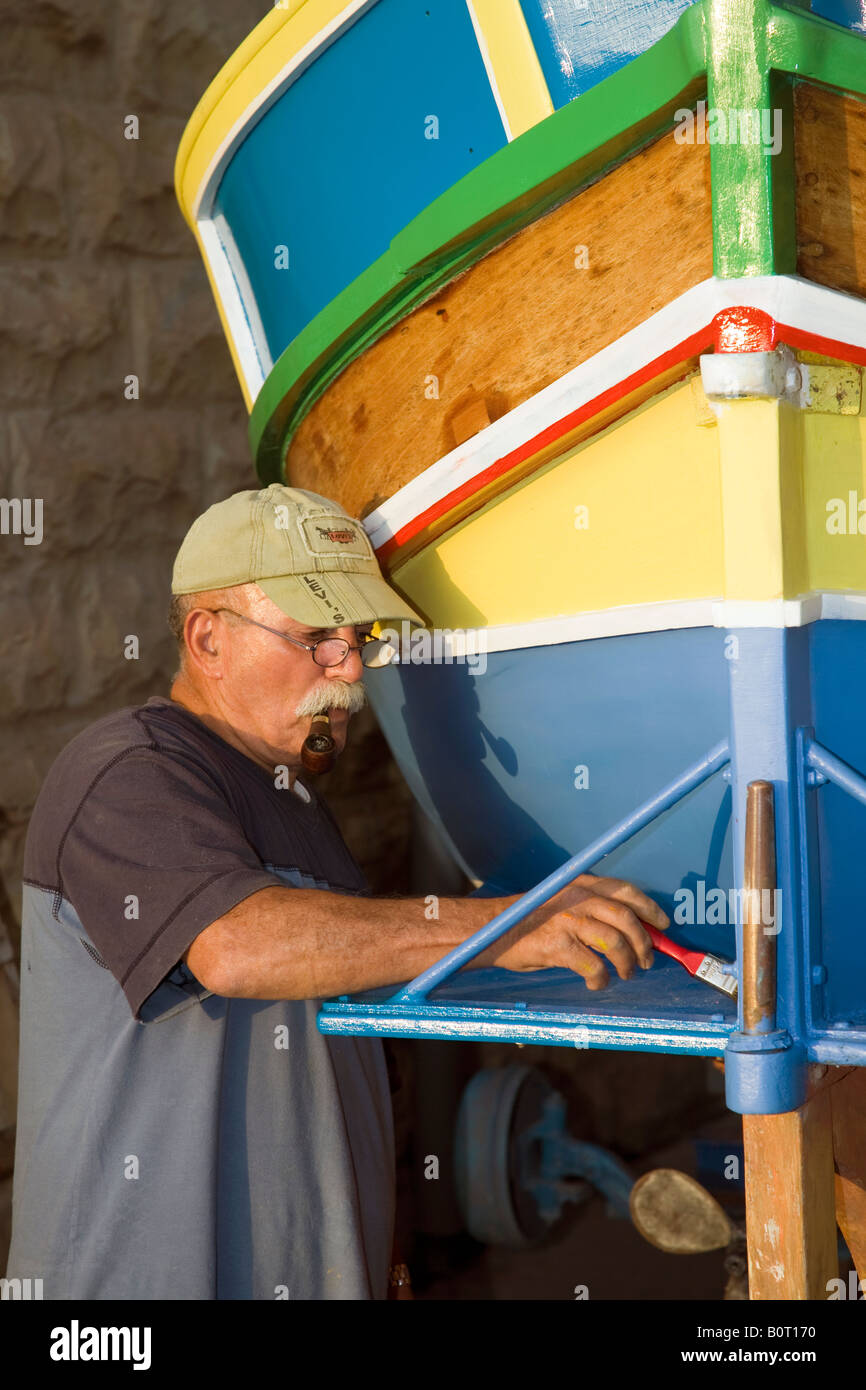 Luzzo boat hi-res stock photography and images - Alamy