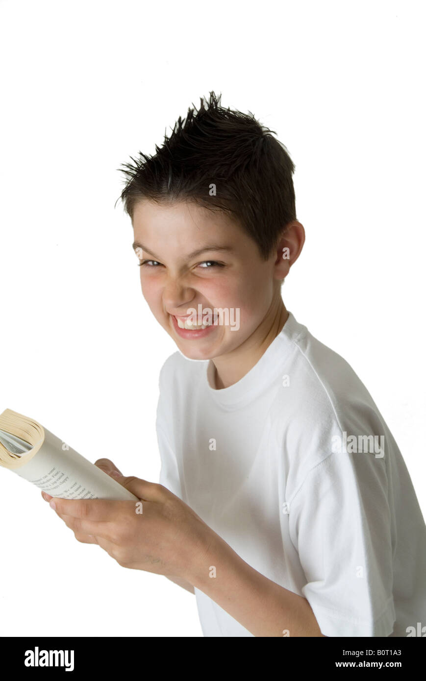 boy child reading book read reader literacy concentrate concentration ...