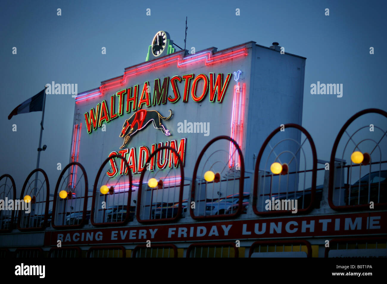Walthamstow Stadium Greyhound Racing Dog High Resolution Stock ...