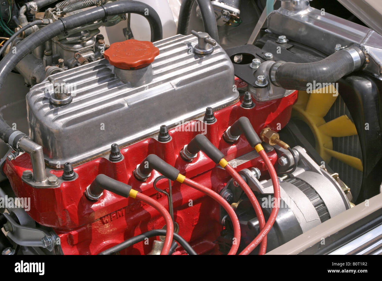 Modified car engine bay hi-res stock photography and images - Alamy