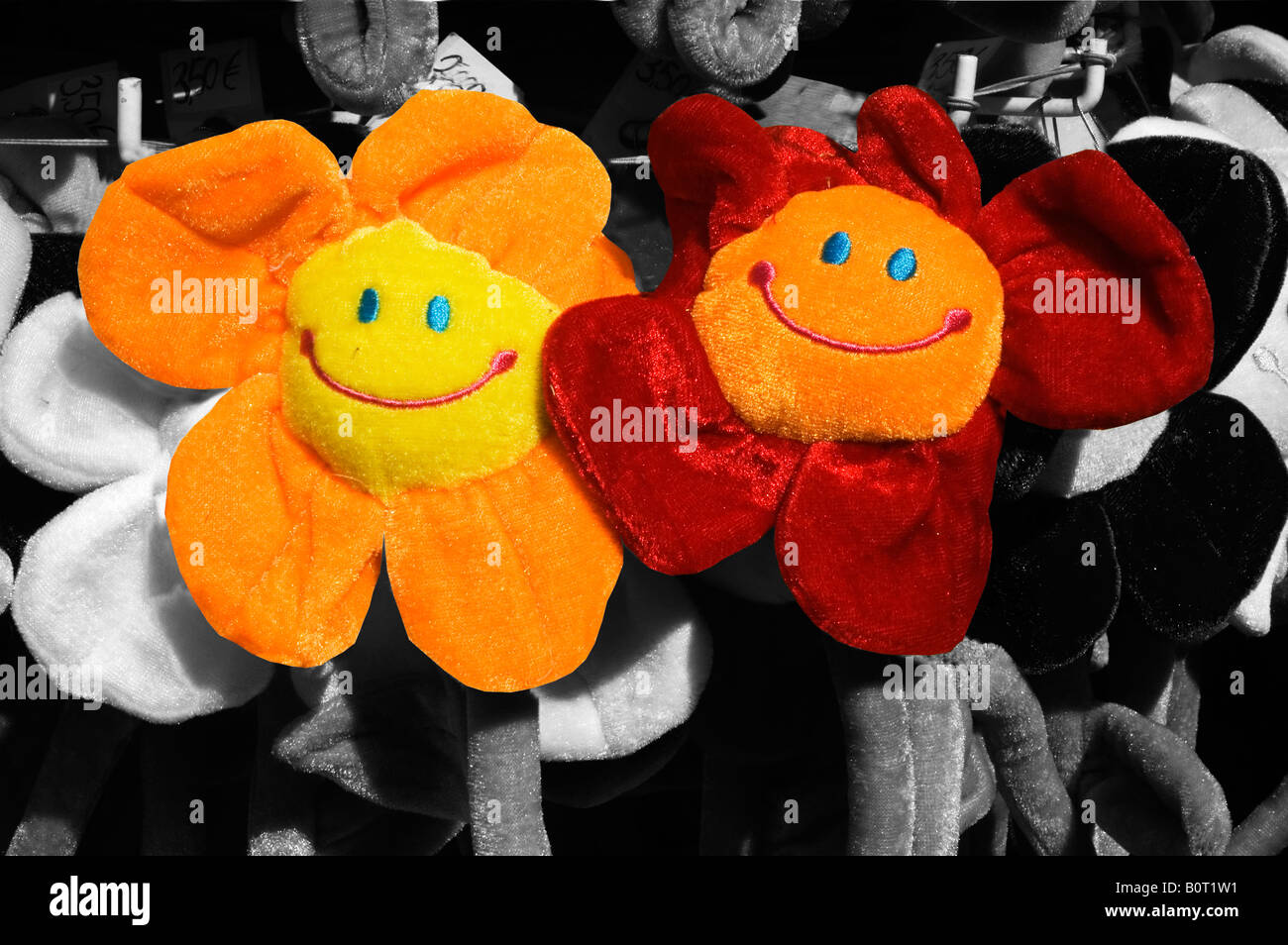 Sunflower Puppets Barcelona Stock Photo - Alamy