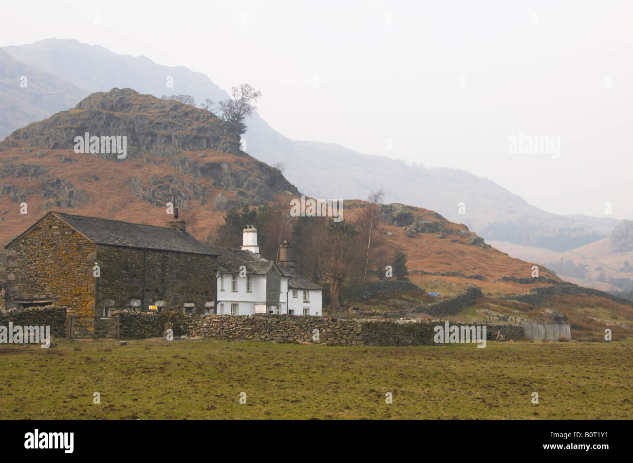 Fell Foot Farm, Wrynose Pass, Cumbria Stock Photo - Alamy