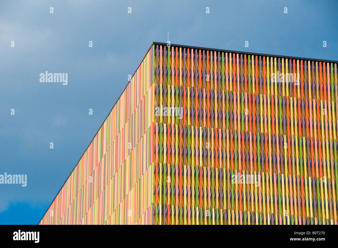The multi-coloured building of Brandhorst Art Museum designed by ...
