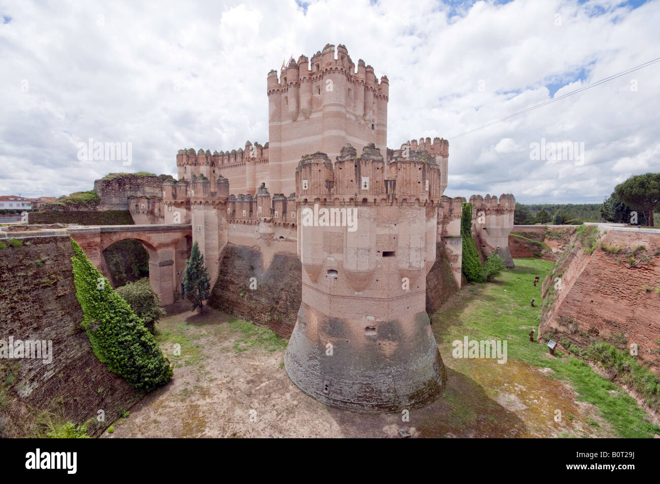 Coca castle, Spain Stock Photo - Alamy