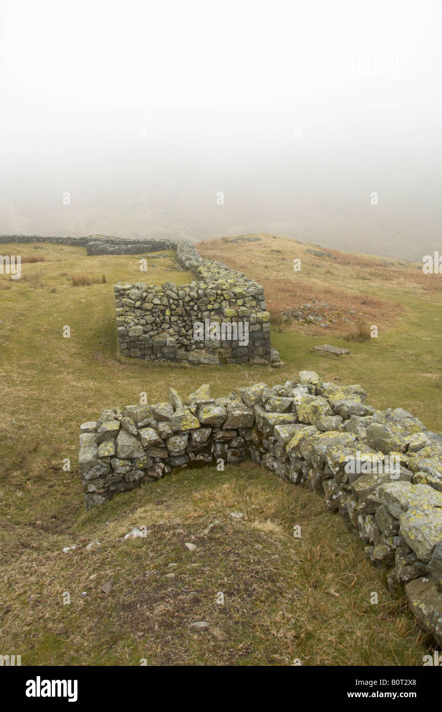 Hardknott Roman Fort, Cumbria Stock Photo - Alamy