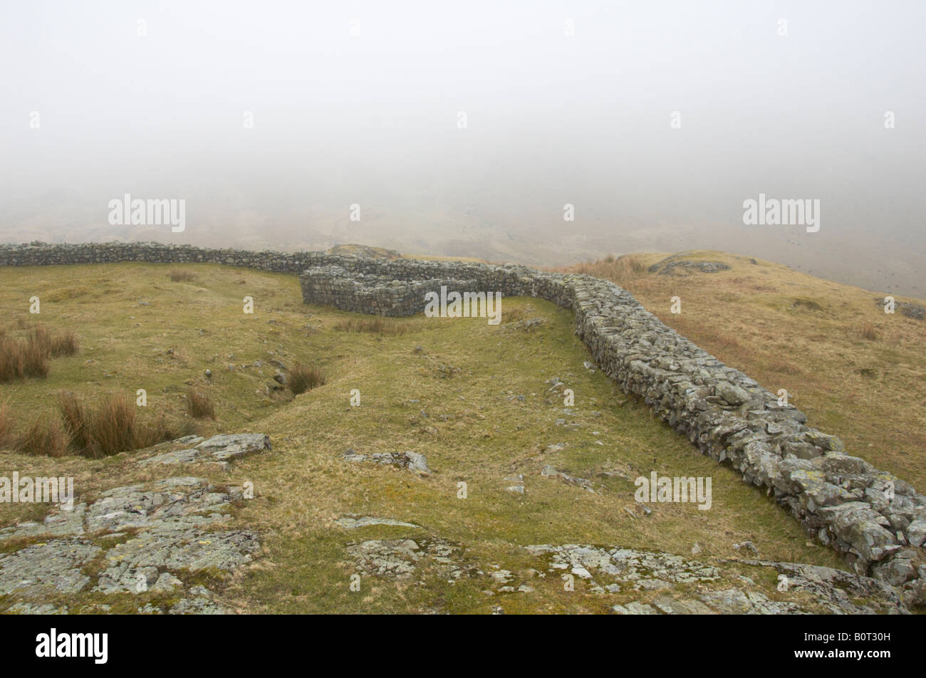Hardknott Roman Fort, Cumbria Stock Photo - Alamy