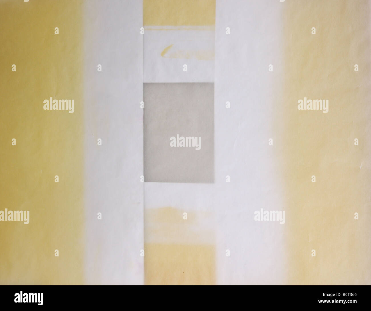 background frame in muted yellow and white Stock Photo - Alamy