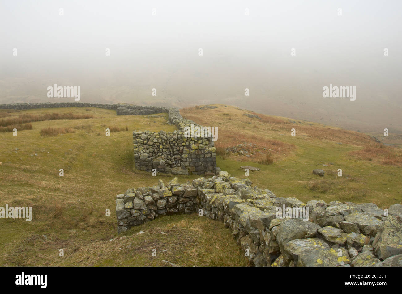 Hardknott Roman Fort, Cumbria Stock Photo - Alamy