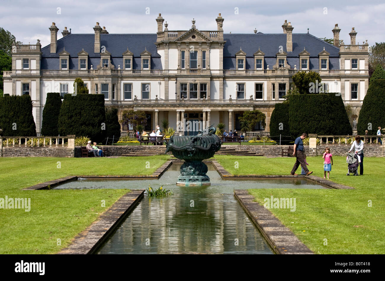 Duffryn House Gardens Stock Photo - Alamy
