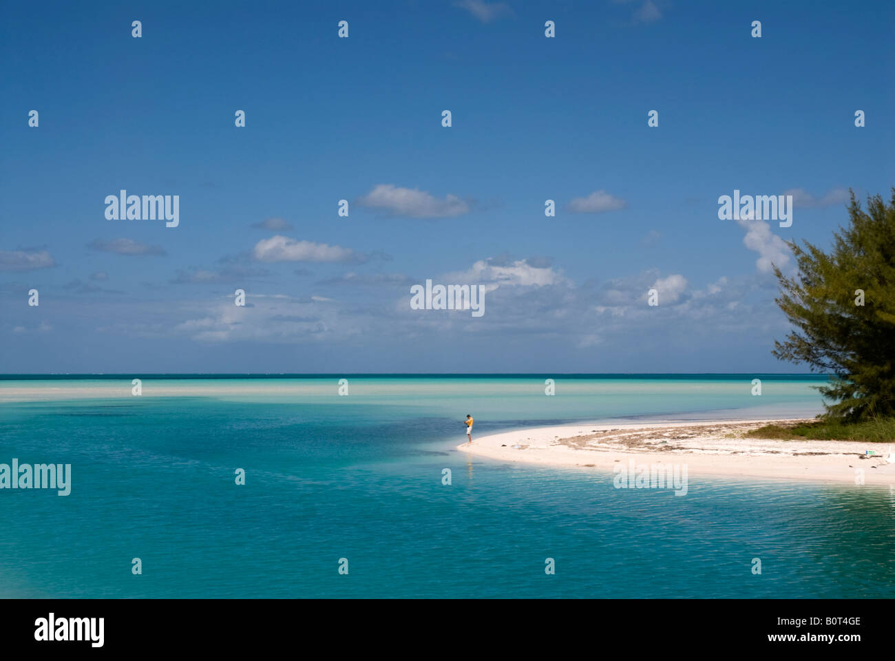Man fishing, Spanish Wells, Eleuthera, Bahamas Stock Photo - Alamy