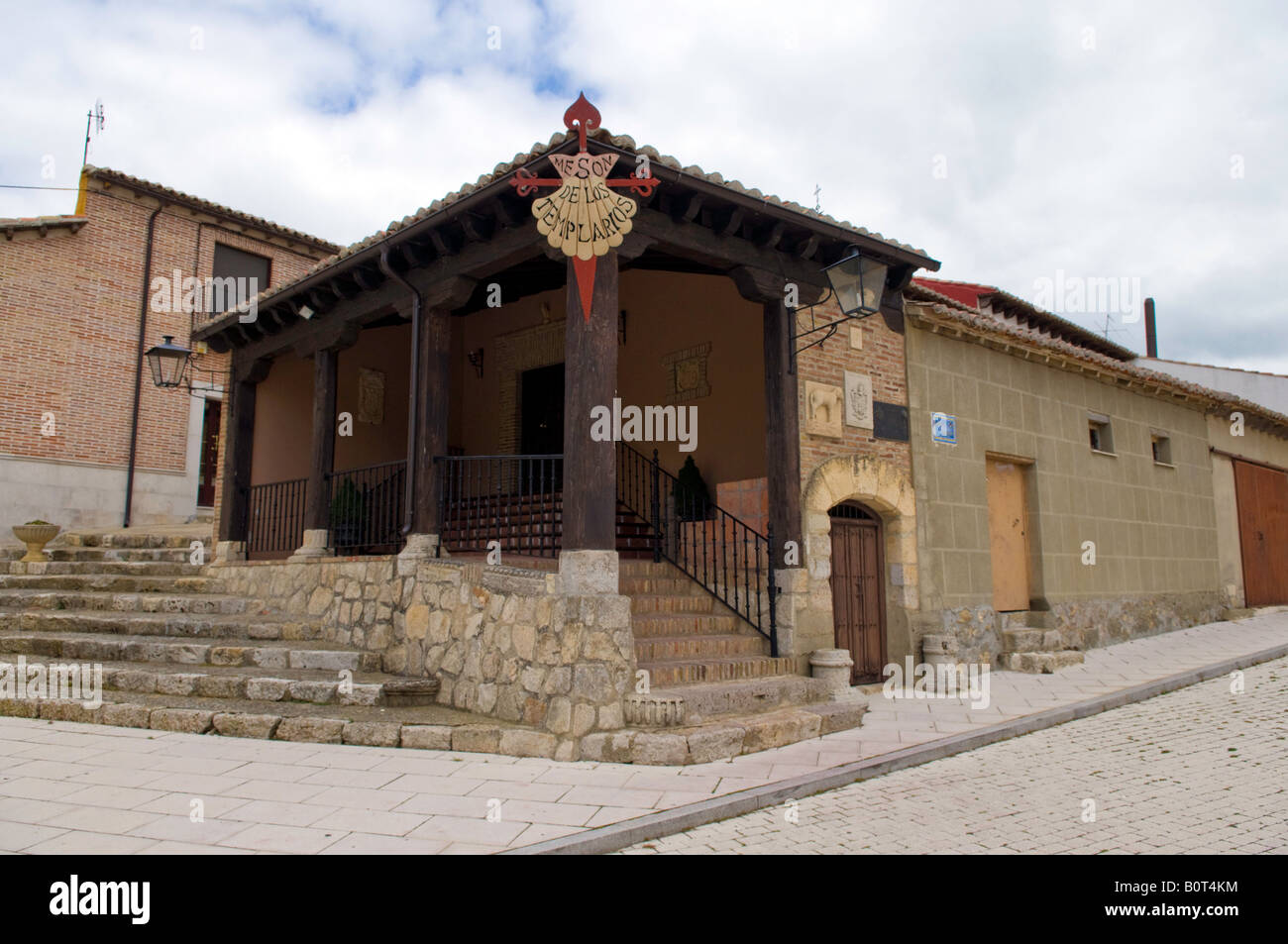 Templar House at Villalcázar de Sirga, Spain Stock Photo - Alamy