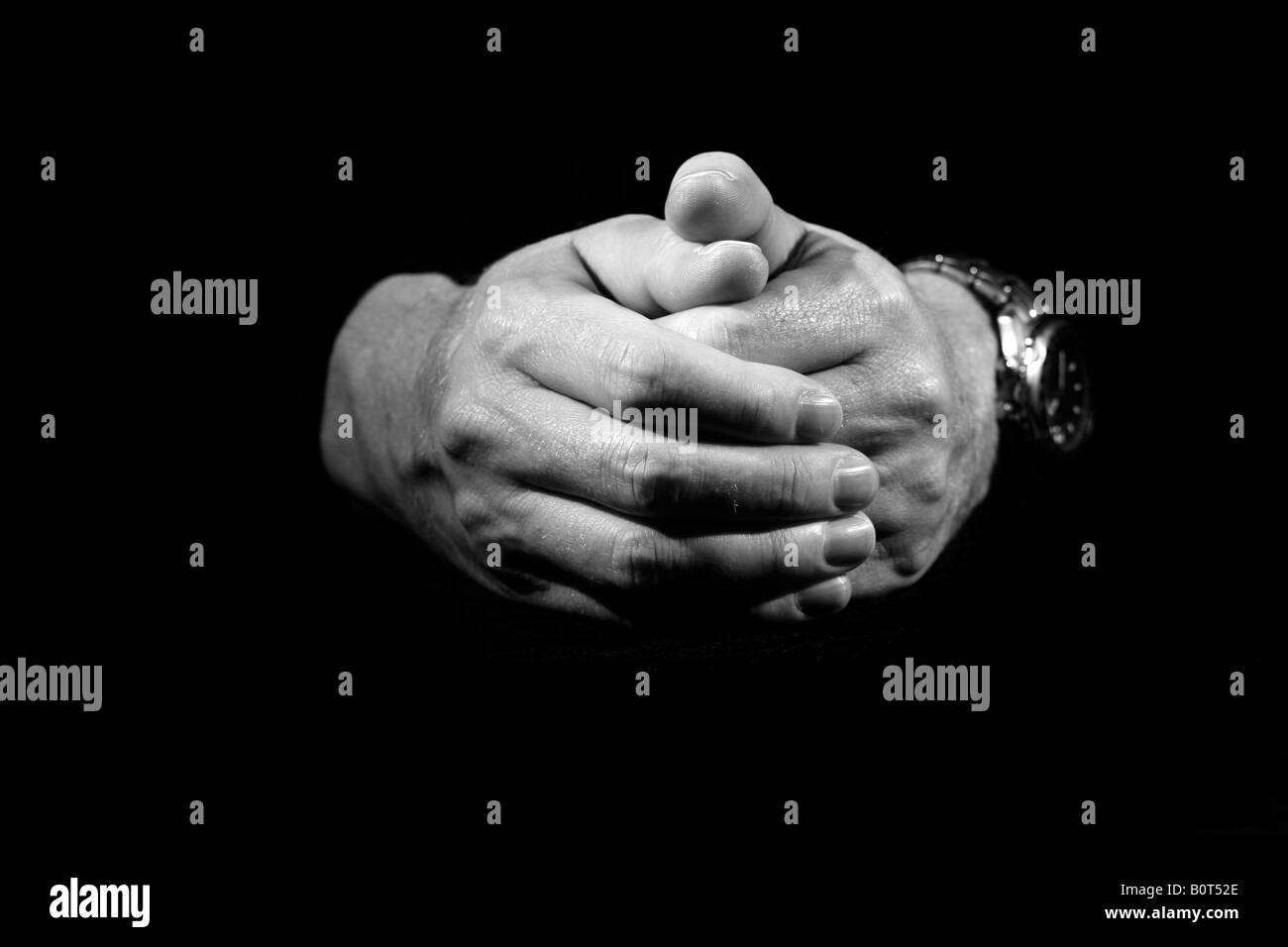 Male hands together Black and White Stock Photos & Images - Alamy
