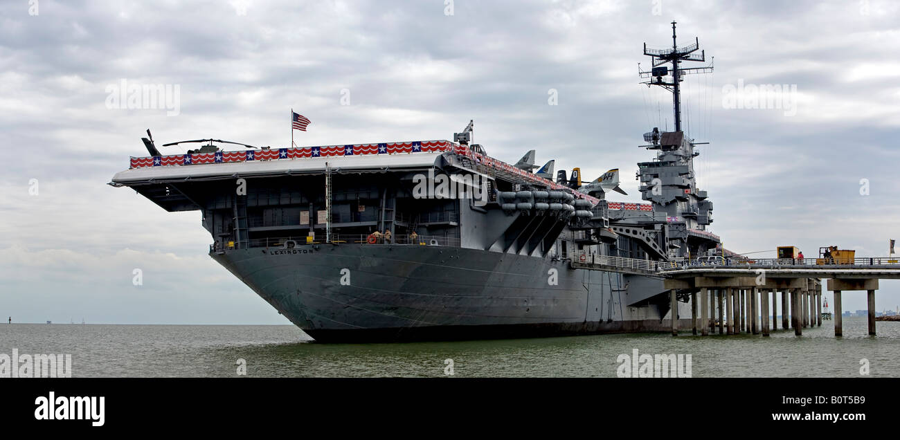 Uss lexington aircraft carrier museum hi-res stock photography and ...