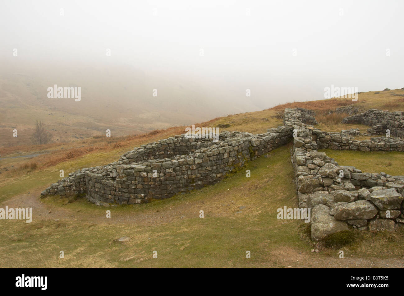 Hard Knott Fort Stock Photo - Alamy