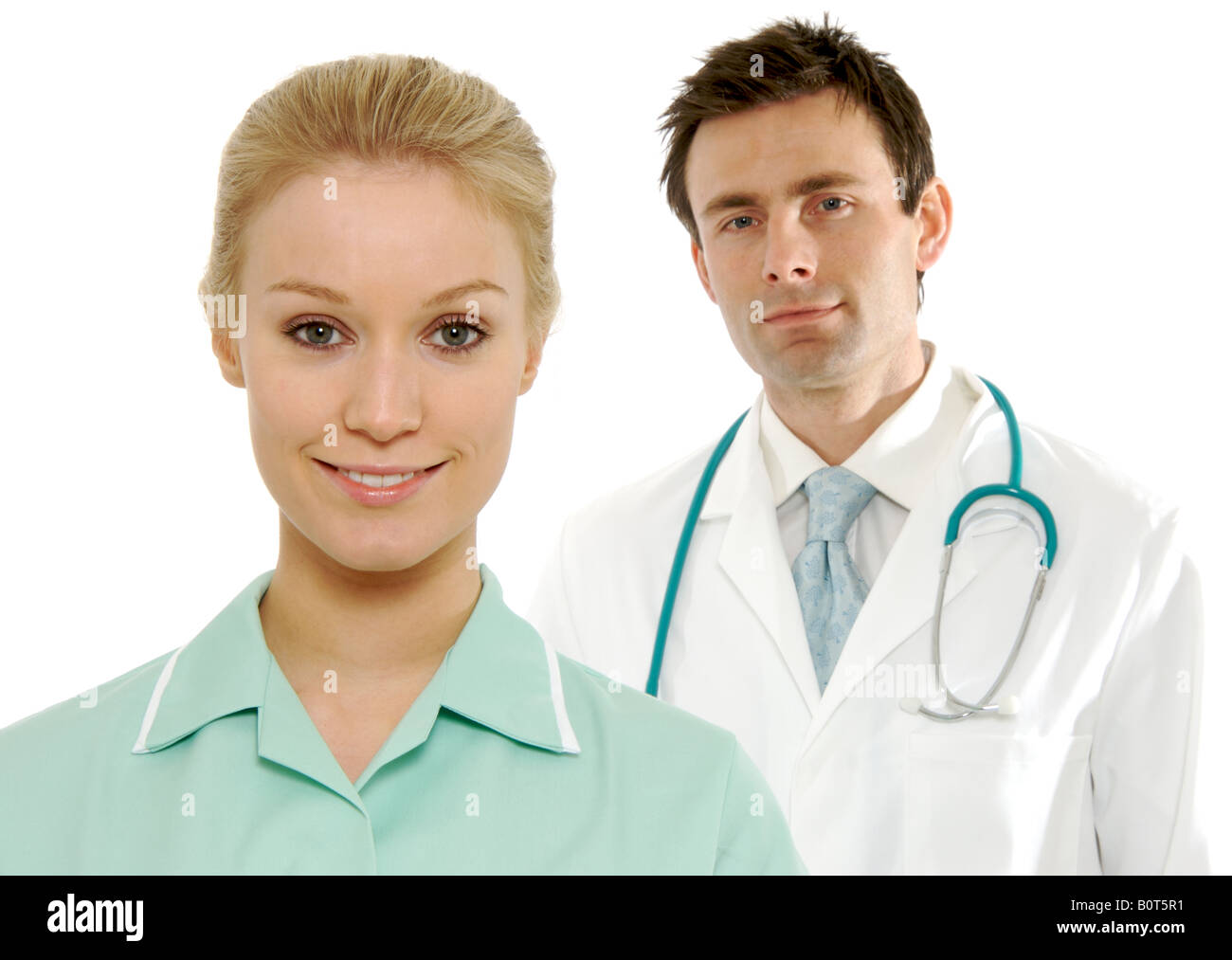 Doctor and nurse Stock Photo - Alamy