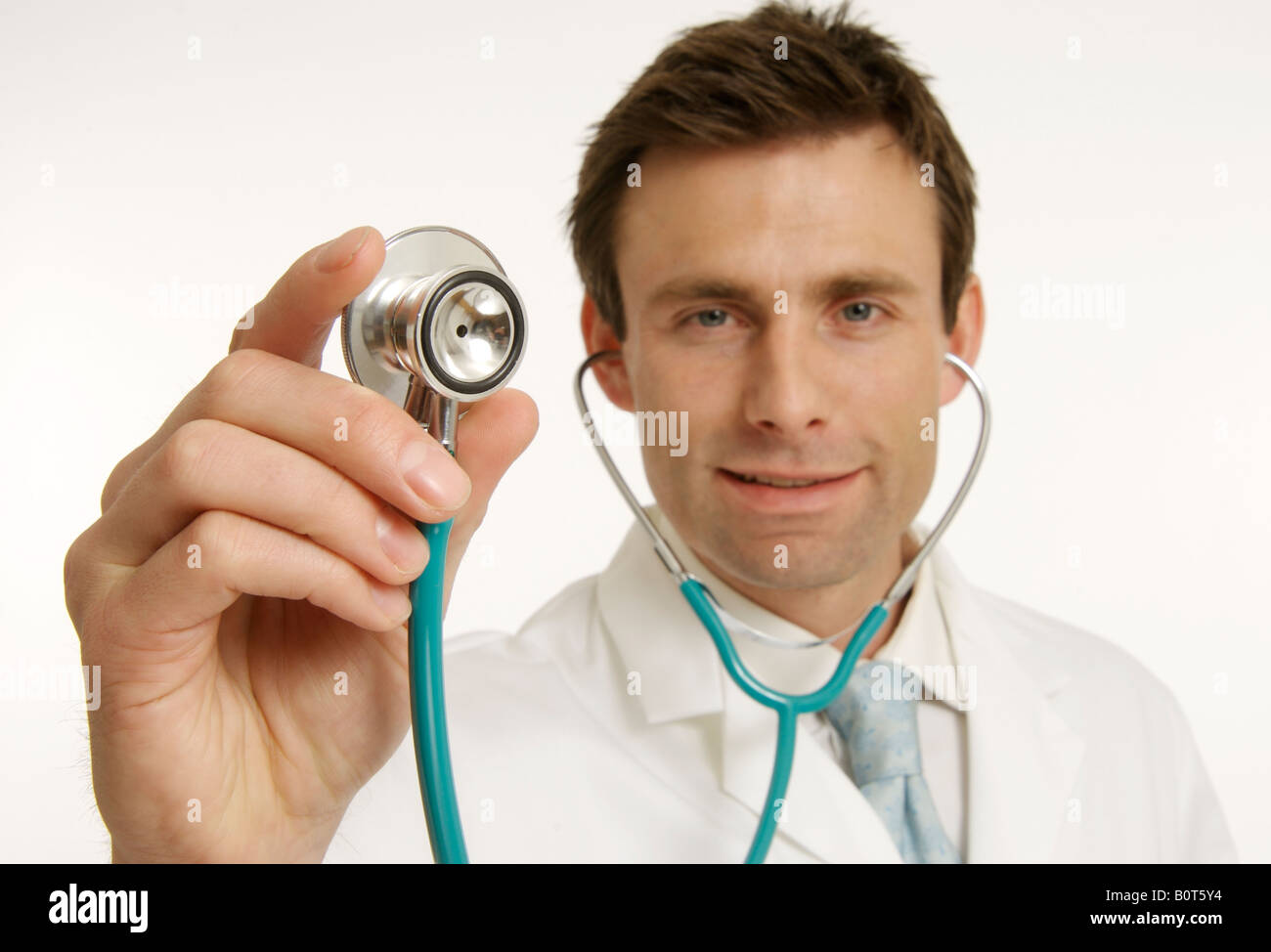 Doctor with stethoscope Stock Photo - Alamy