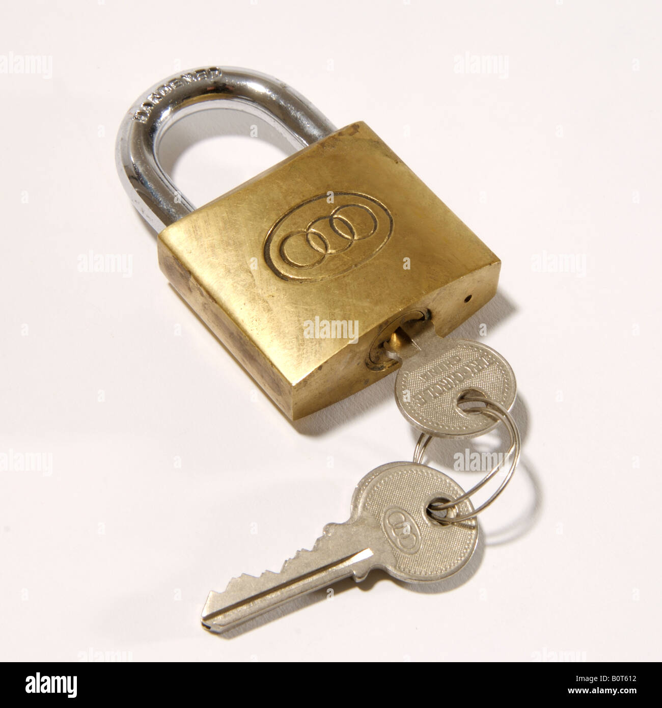 Padlock and keys Stock Photo - Alamy