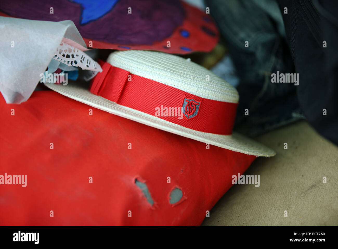 Uniform school boater hi-res stock photography and images - Alamy