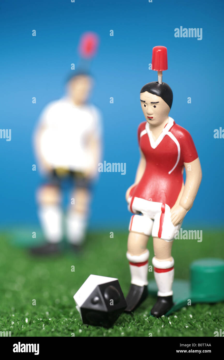 Tipp Kick table soccer game Stock Photo - Alamy