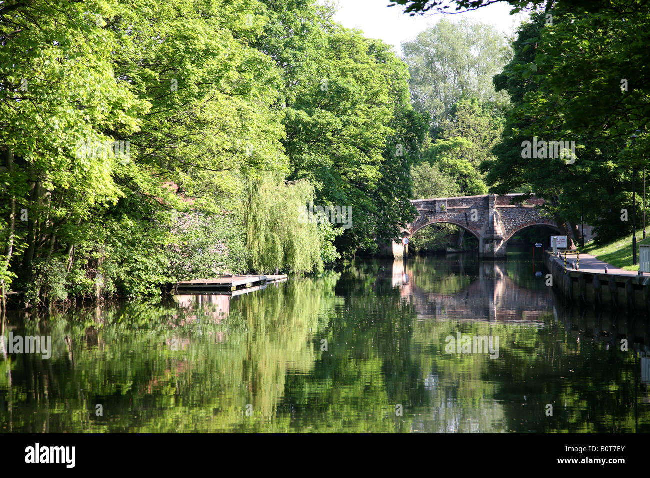 Ketts bridge Norwich England Stock Photo - Alamy