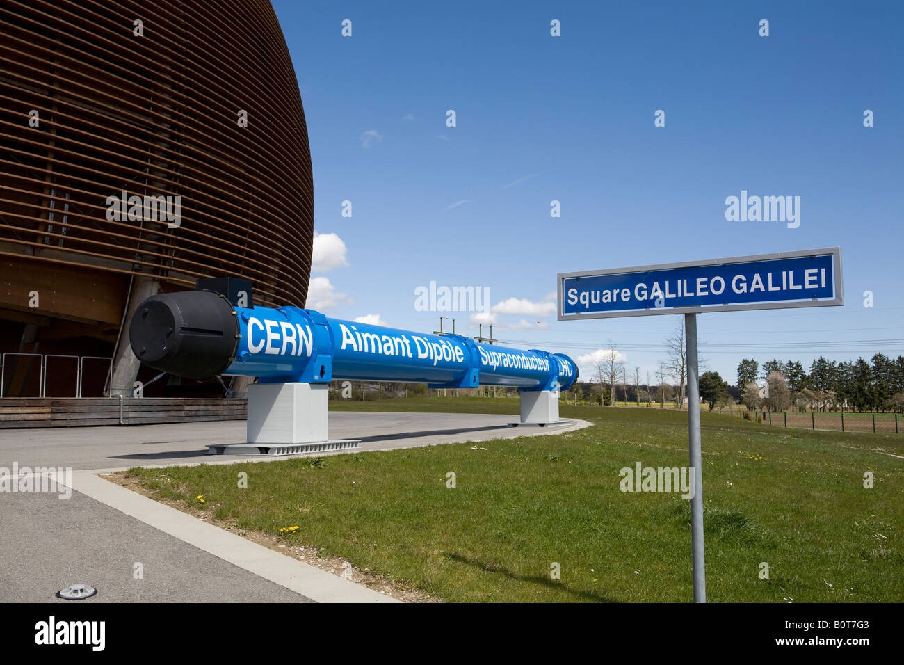 The 'Globe of Science and Innovation' at CERN with Large Hadron ...