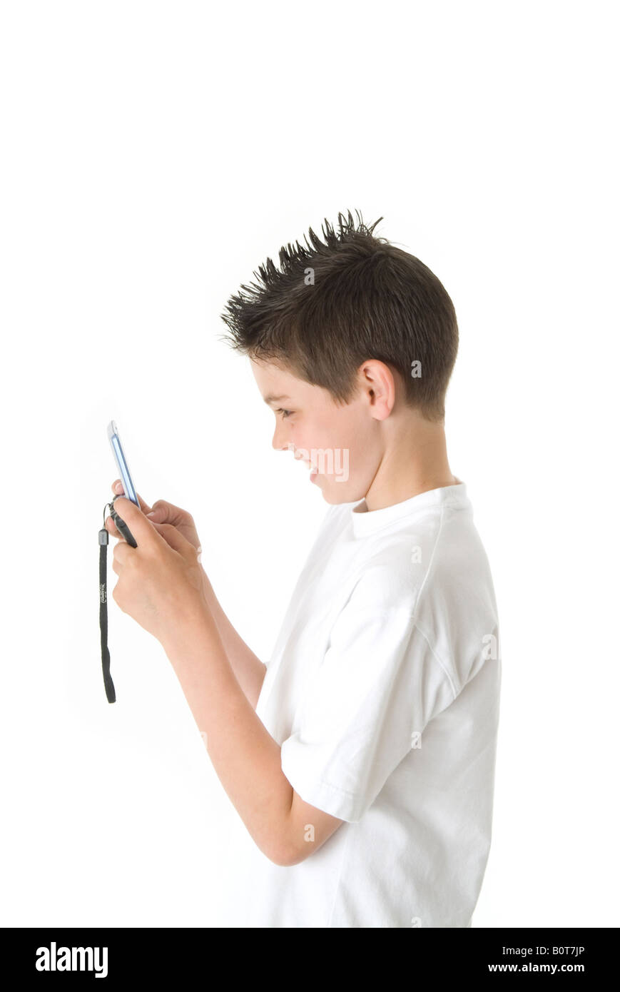 Child kid playing nintendo Cut Out Stock Images & Pictures - Alamy