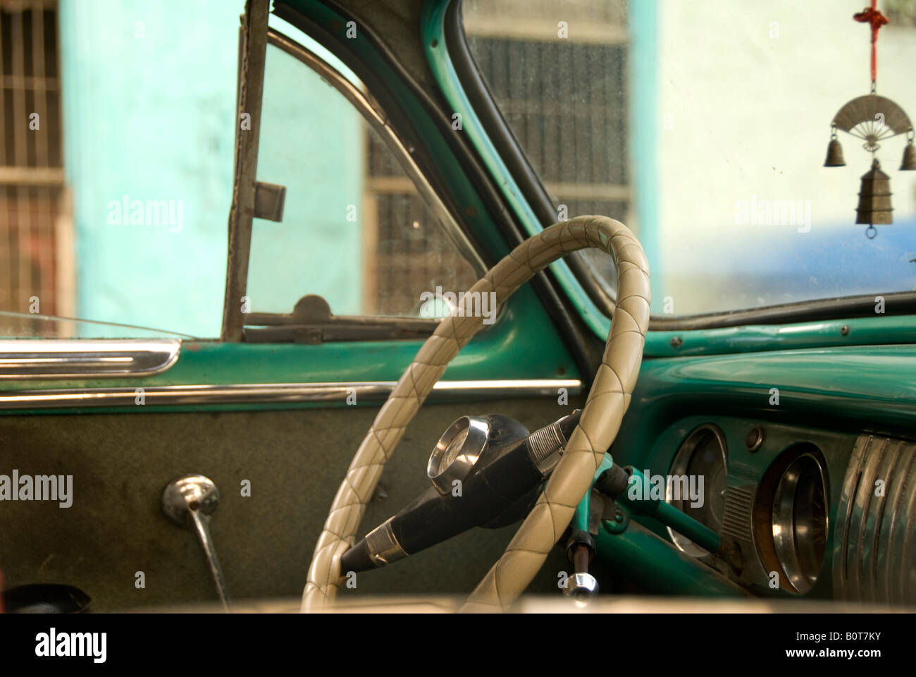 Inside old car hi-res stock photography and images - Alamy