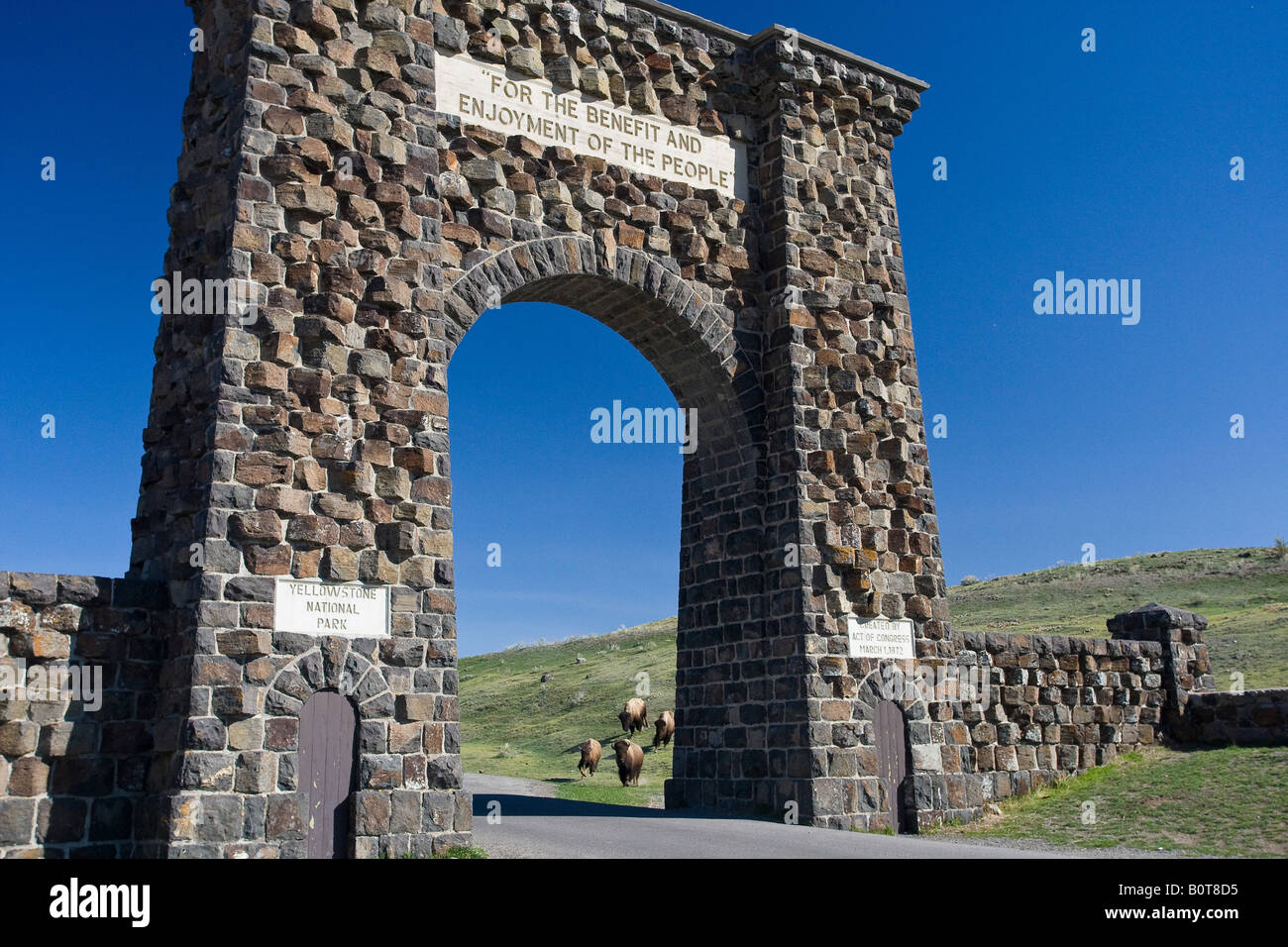 North gate yellowstone hi-res stock photography and images - Alamy