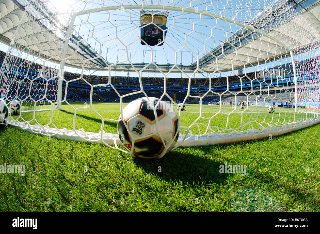 Stadium ball goal hi-res stock photography and images - Alamy