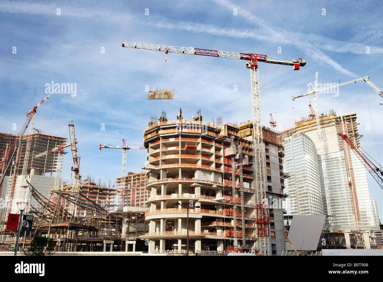 City Center Construction in Las Vegas Nevada USA Stock Photo - Alamy
