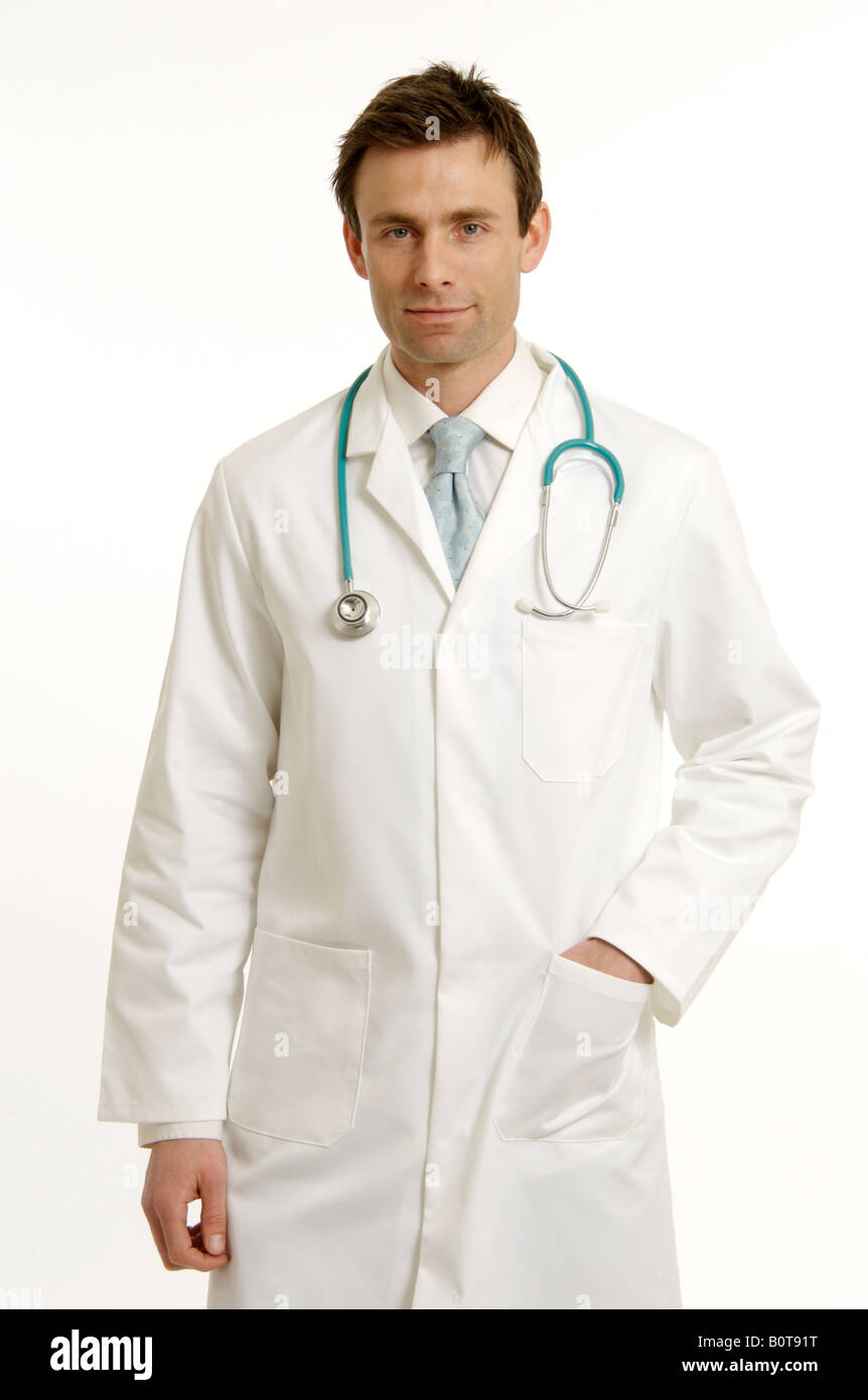 Doctor with stethoscope Stock Photo - Alamy