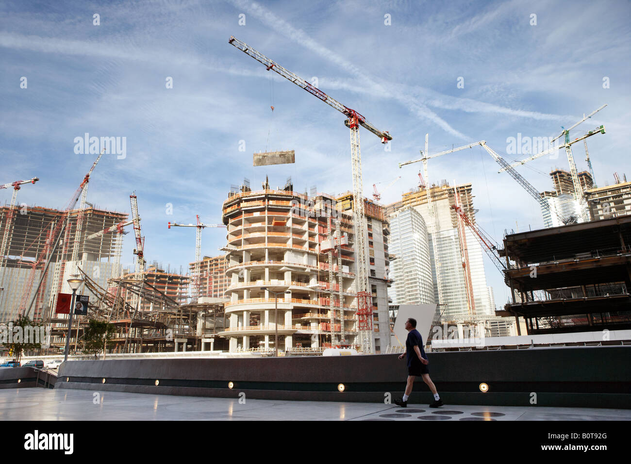 City Center Construction in Las Vegas Nevada USA Stock Photo - Alamy