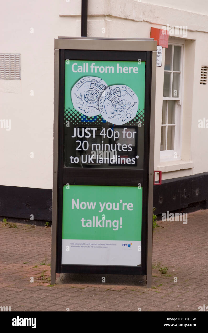 Bt Phonebox in the uk Stock Photo - Alamy