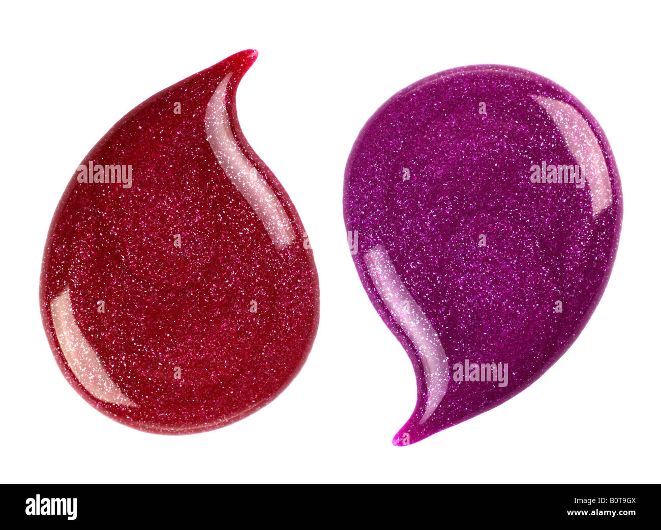 Cosmetic pink stick drop pint abstract detail Stock Photo - Alamy