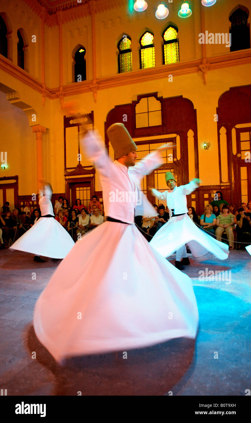 Whirling dervishes sufi dance show in hi-res stock photography and ...