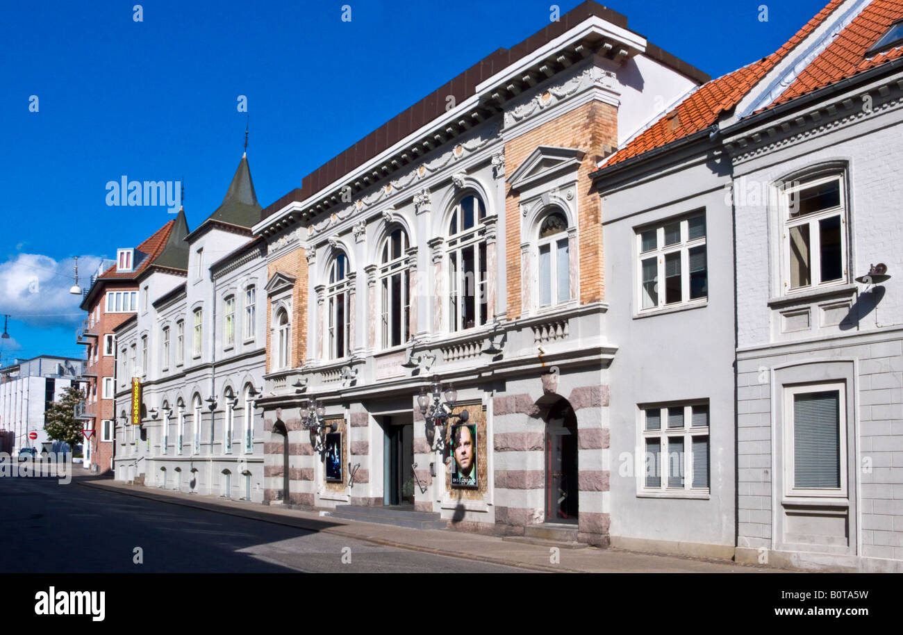 Aalborg Teater (Theatre) in Jernbanegade Aalborg Denmark Stock Photo ...