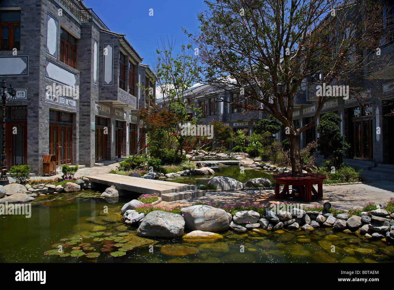 new housing area Stock Photo - Alamy