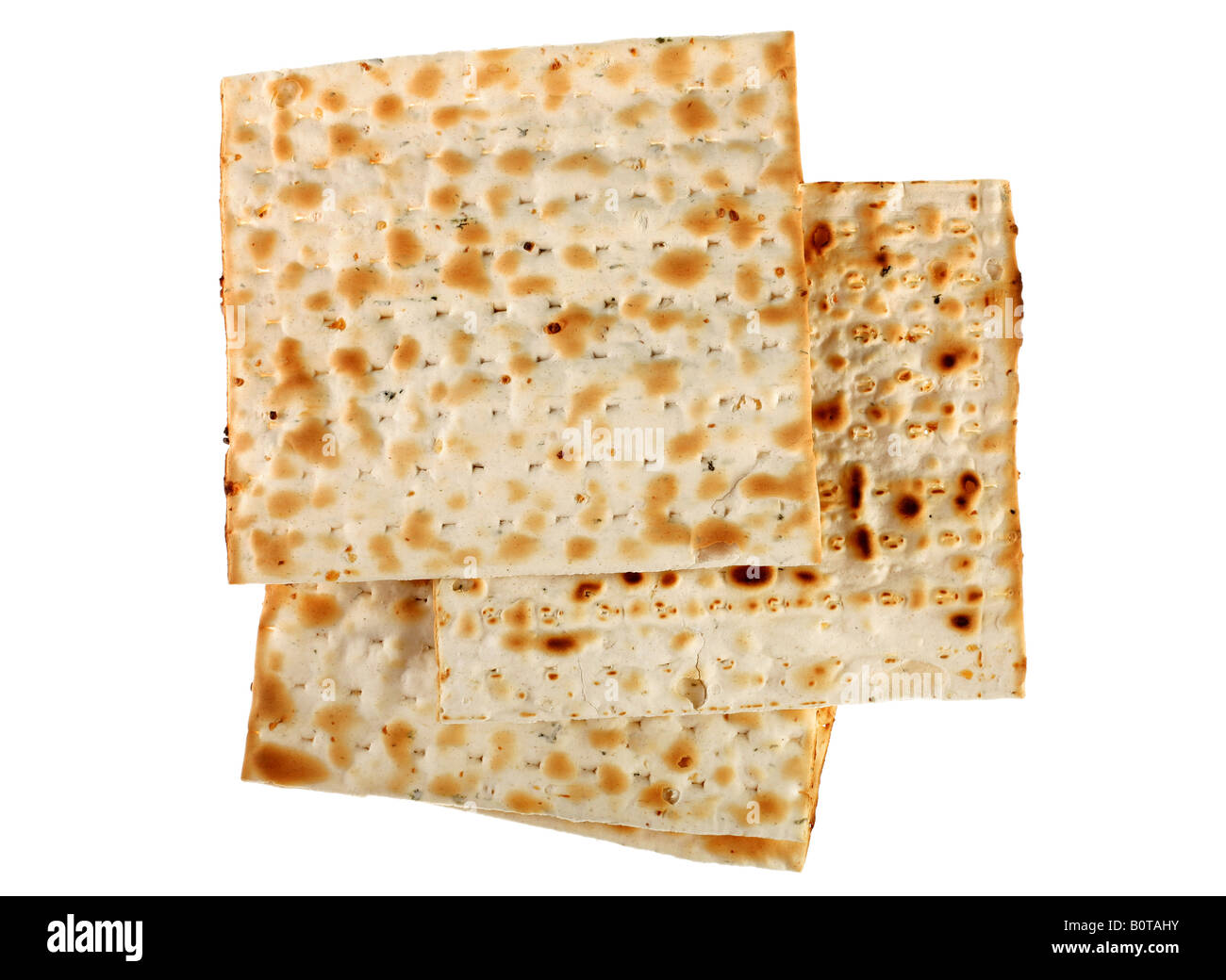 Unleavened bread traditional isolated on white background Stock Photo ...