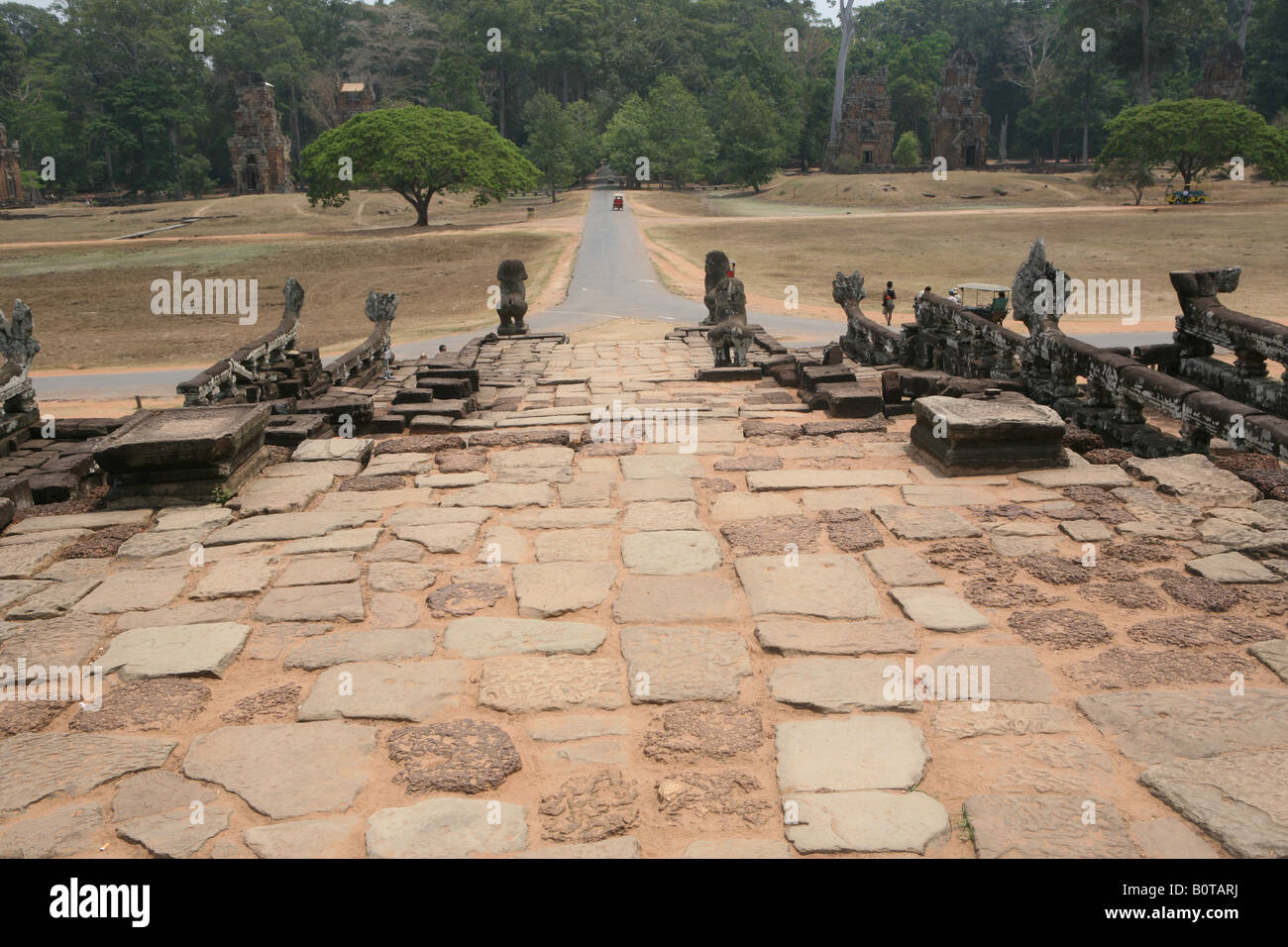 The Royal platform Angkor Thom Stock Photo - Alamy