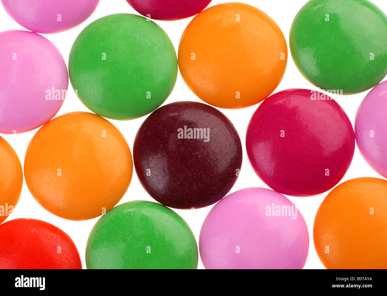 Color candy pill isolated on white background Stock Photo - Alamy