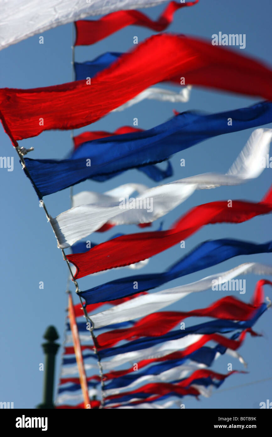 Tri-color decoration, St. Petersburg, Russia Stock Photo - Alamy