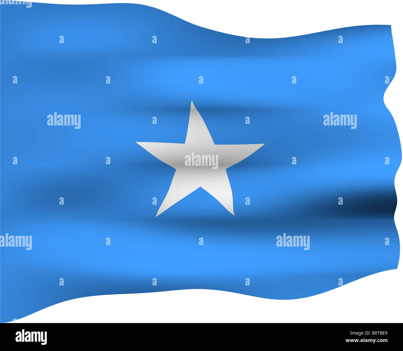 Wavy somalian flag hi-res stock photography and images - Alamy