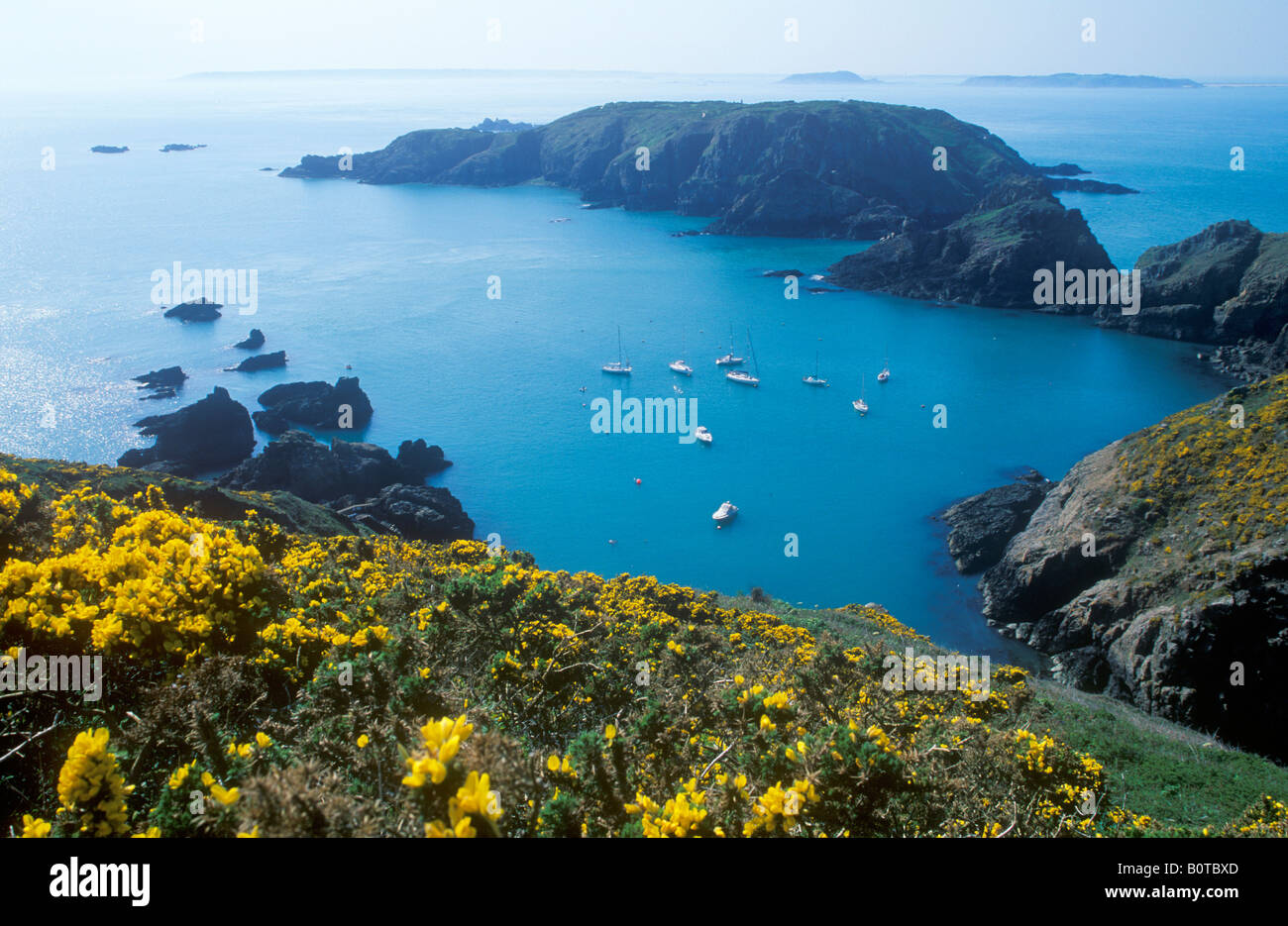 Havre Gosselin, Sark Island Stock Photo - Alamy
