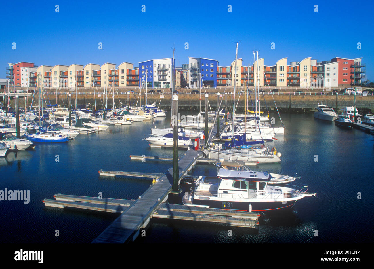 Albert Harbour and Albert Pier, St. Helier, Jersey Island Stock Photo ...