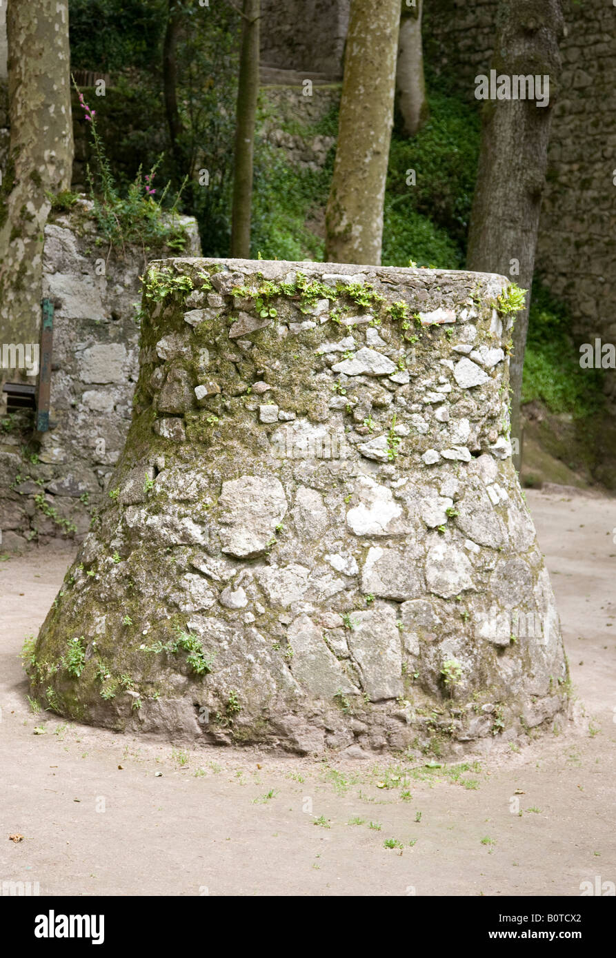 Cistern at the Moorish Castle in Sintra Stock Photo - Alamy