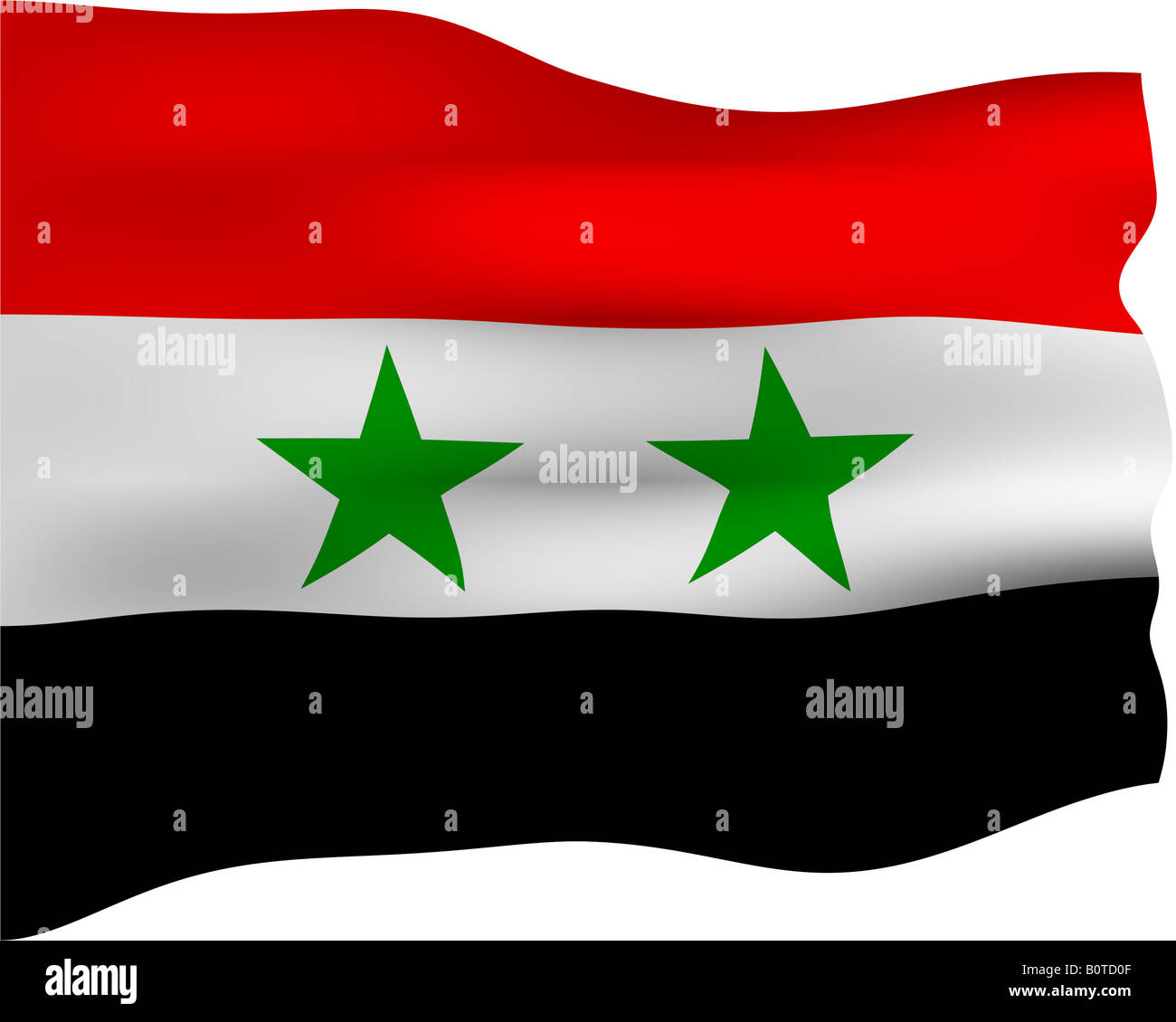 Syria waving flag hi-res stock photography and images - Alamy