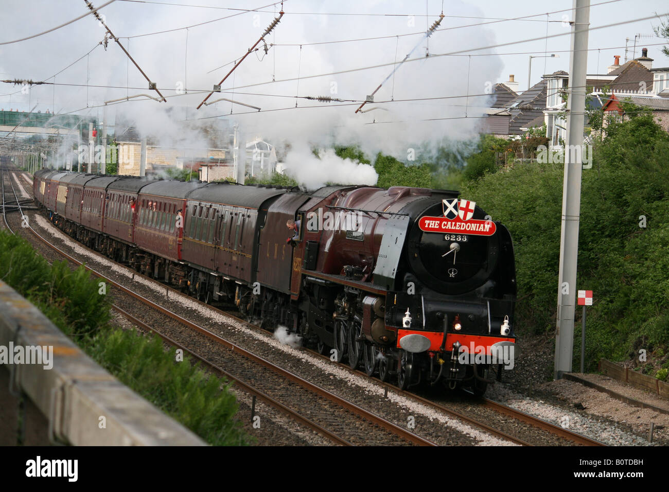 Steam locomotive duchess sutherland 46233 hi-res stock photography and ...